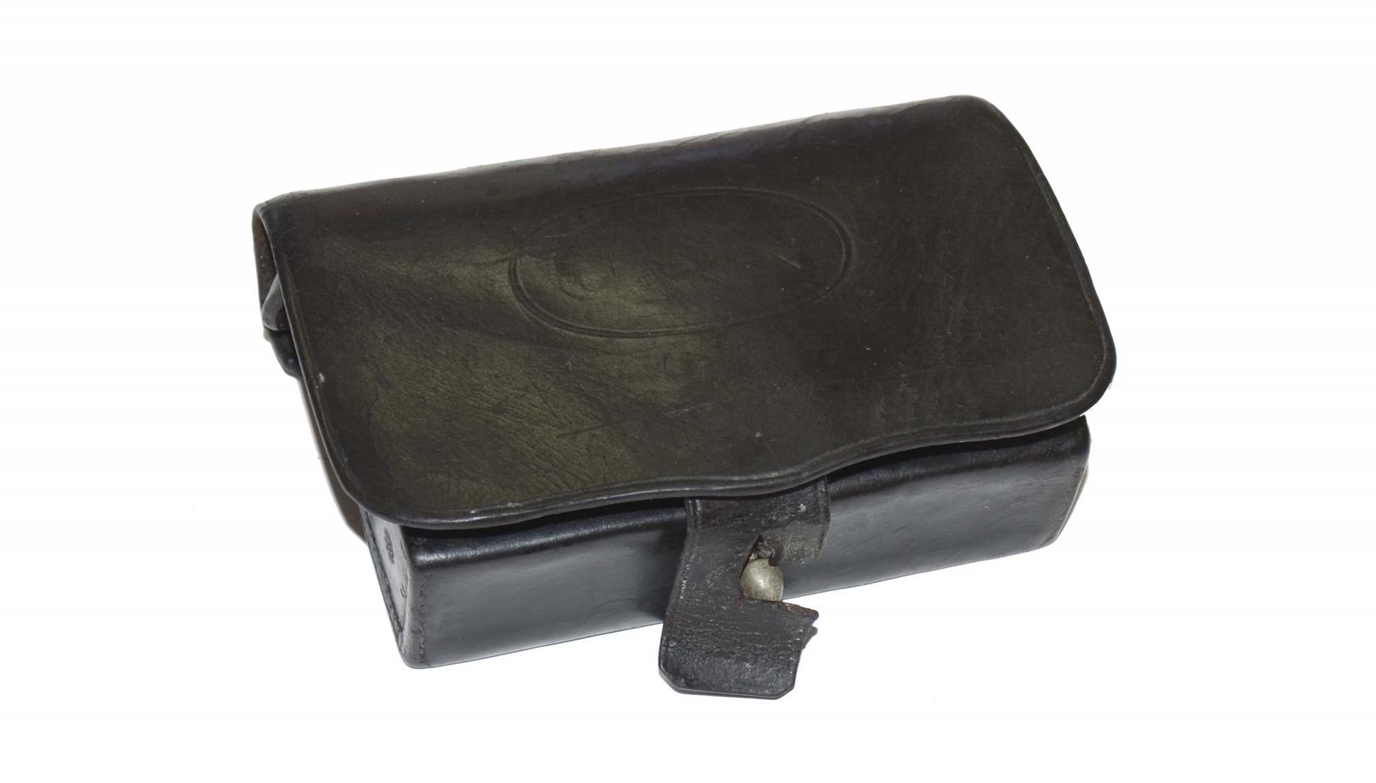 CIVIL WAR FEDERAL NAVAL CARTRIDGE BOX — Horse Soldier