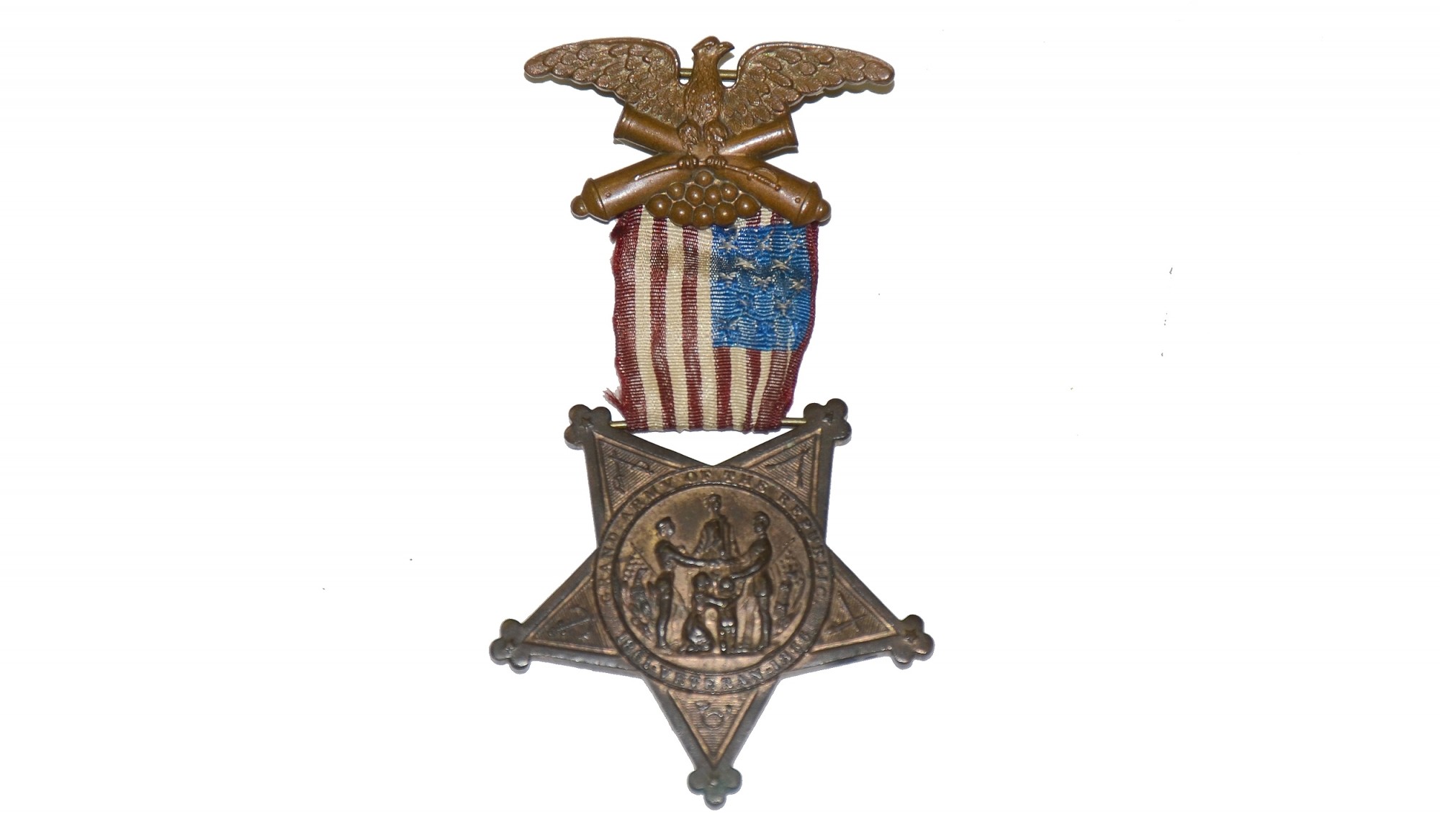 GAR MEMBERSHIP BADGE — Horse Soldier