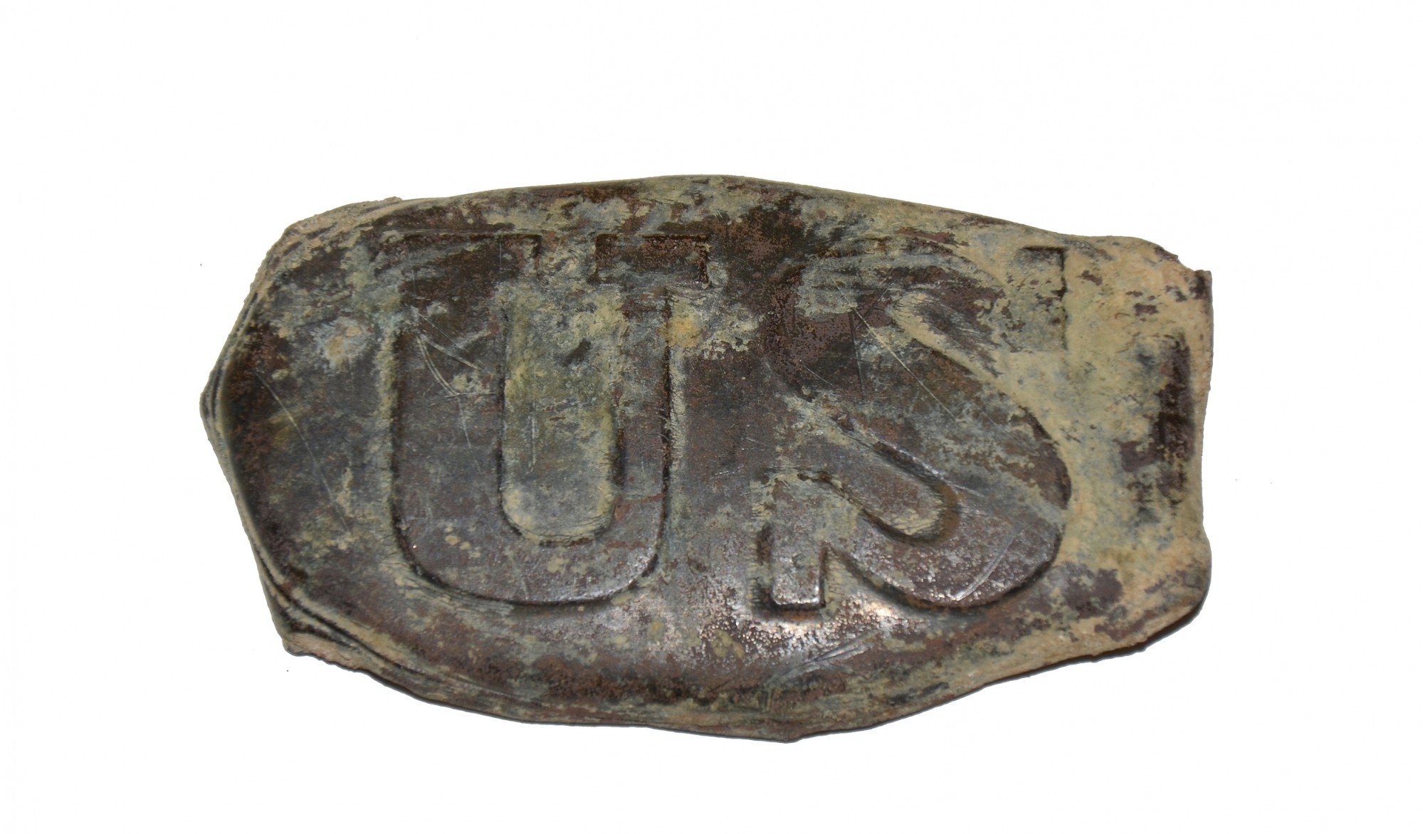 ALTERED US CARTRIDGE BOX PLATE FOUND IN A CONFEDERATE CAMP - GAVIN ...