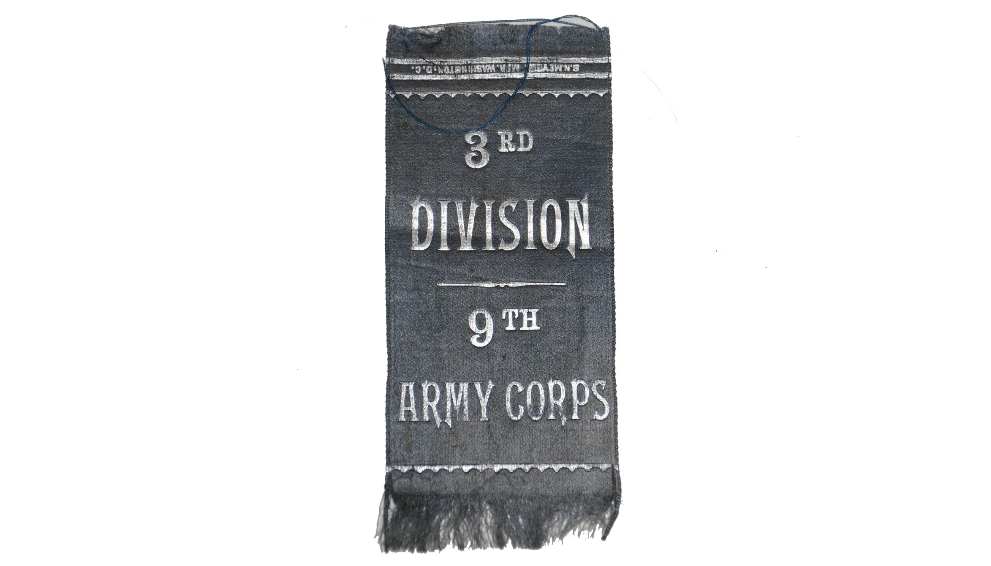 RIBBON FOR 3RD DIVISION 9TH CORPS — Horse Soldier