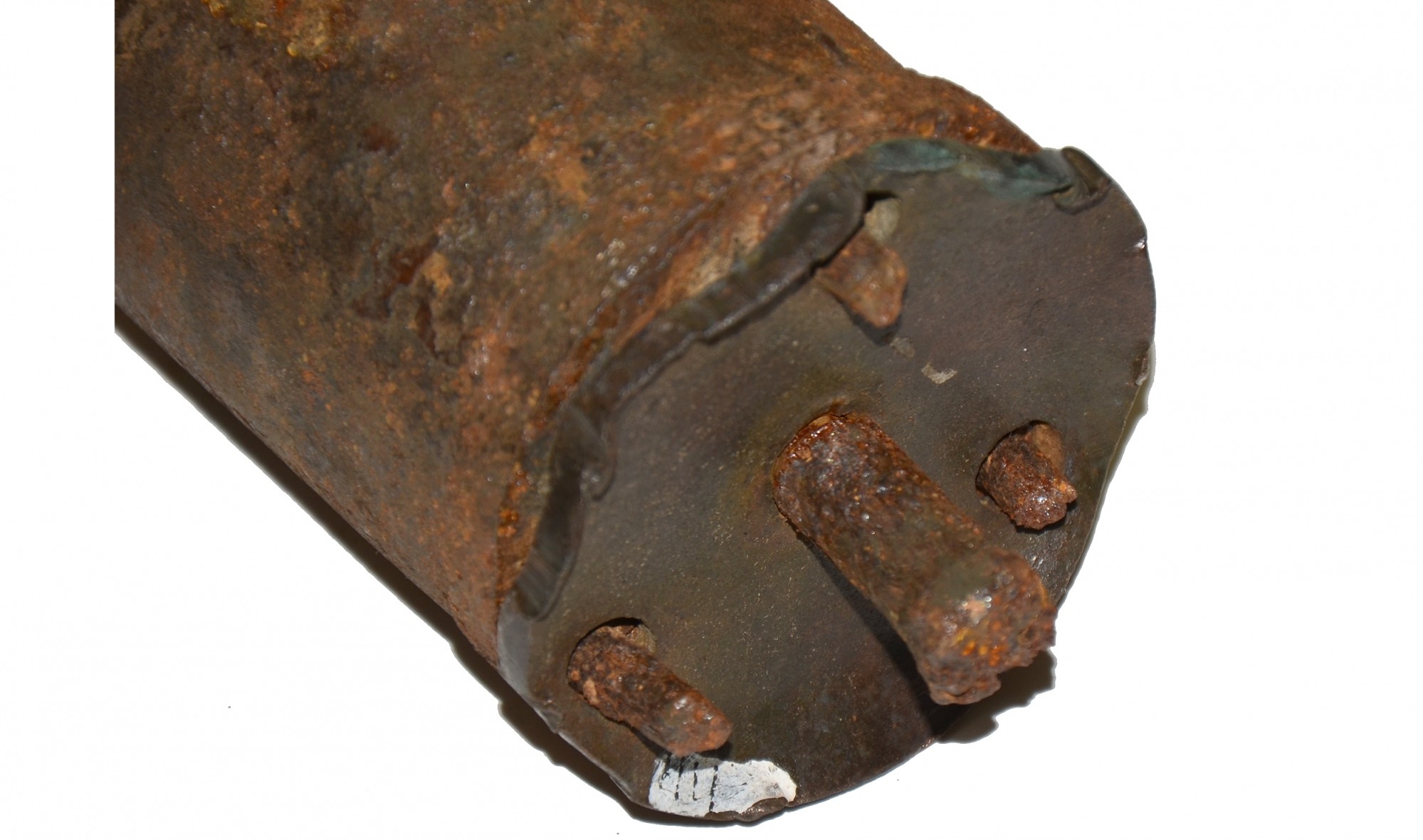 C.S. 3” BOURRELETED MULLANE TYPE-1 COMMON SHELL RECOVERED FROM THE ...