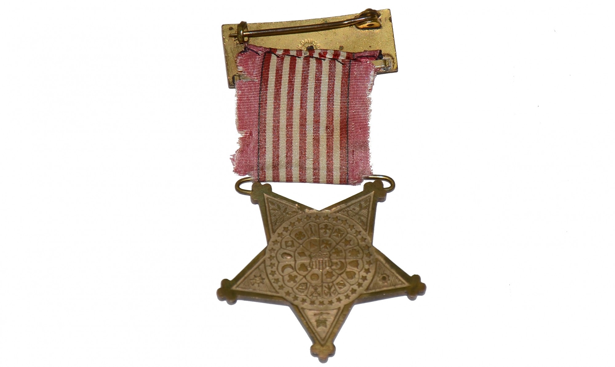 GAR DEPARTMENT OFFICER’S BADGE — Horse Soldier