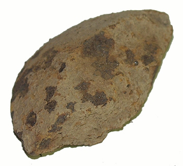 CONFEDERATE 3.67 INCH 6 POUND SPHERICAL SHOT FRAGMENT FOUND ON THE ...