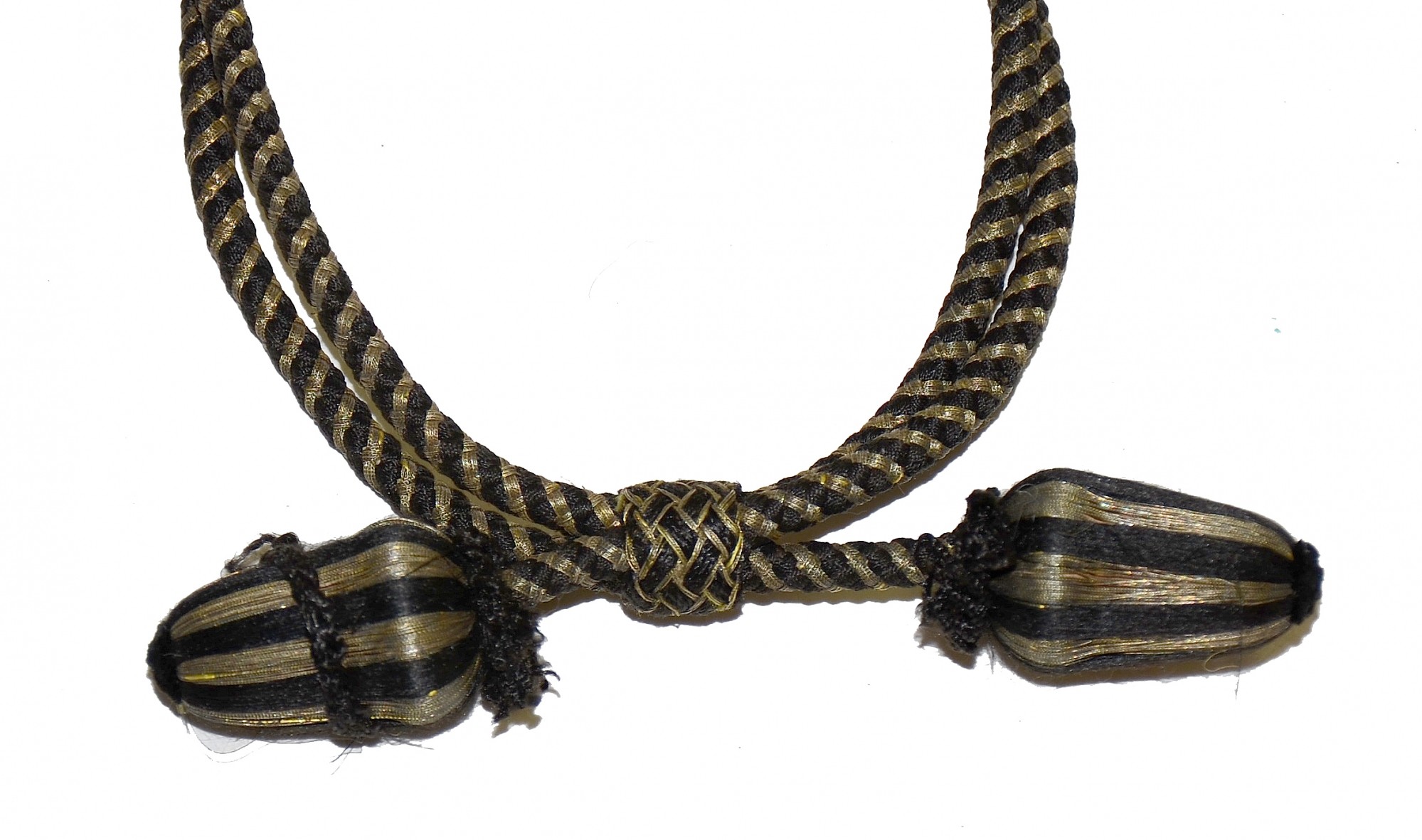 CIVIL WAR OFFICER’S CLOTH AND BULLION HAT CORD COMPLETE WITH ACORNS ...