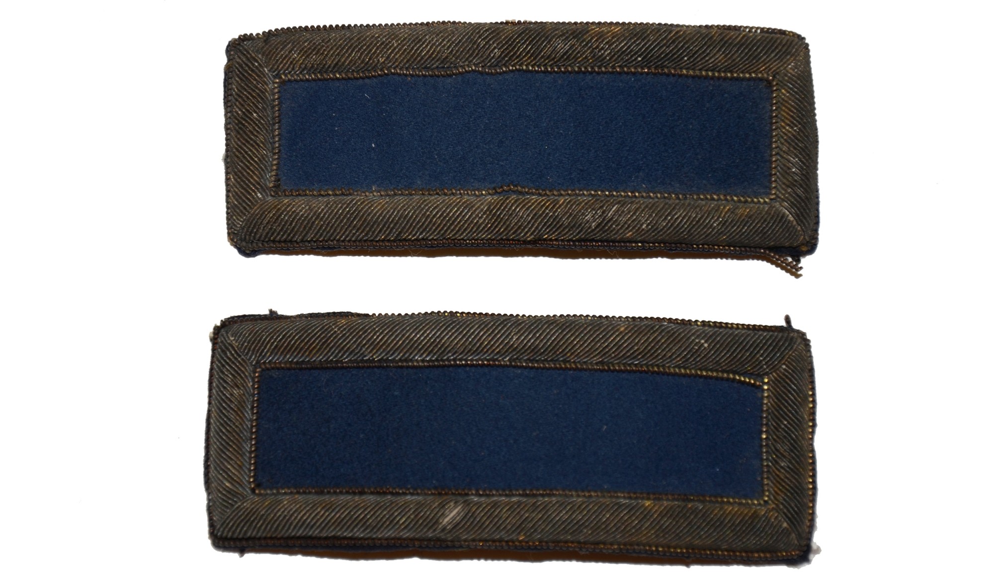 VERY GOOD PAIR OF INDIAN WAR SHOULDER RANK STRAPS FOR A SECOND ...