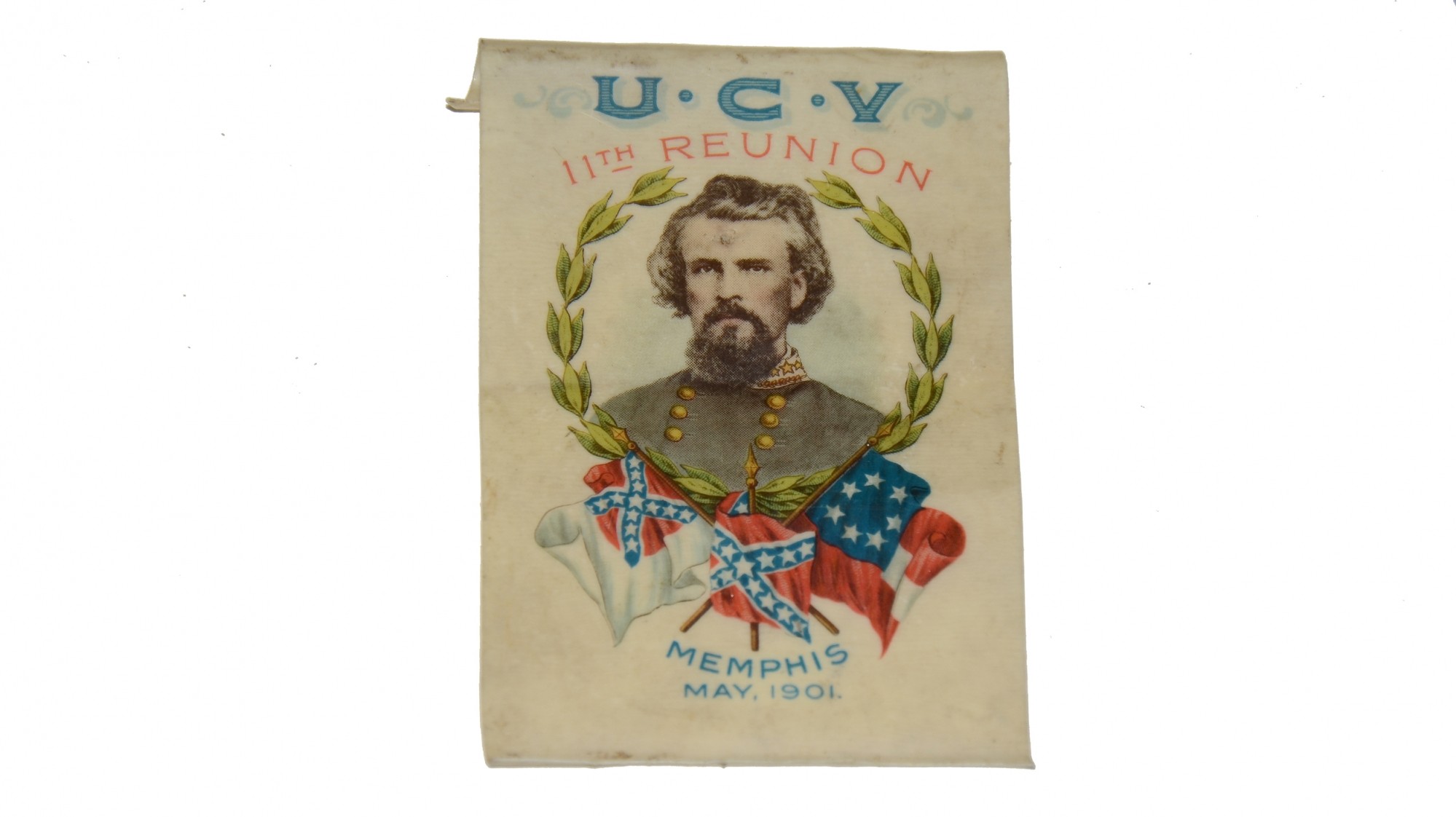 BADGE FOR 1901 UCV REUNION IN MEMPHIS — Horse Soldier