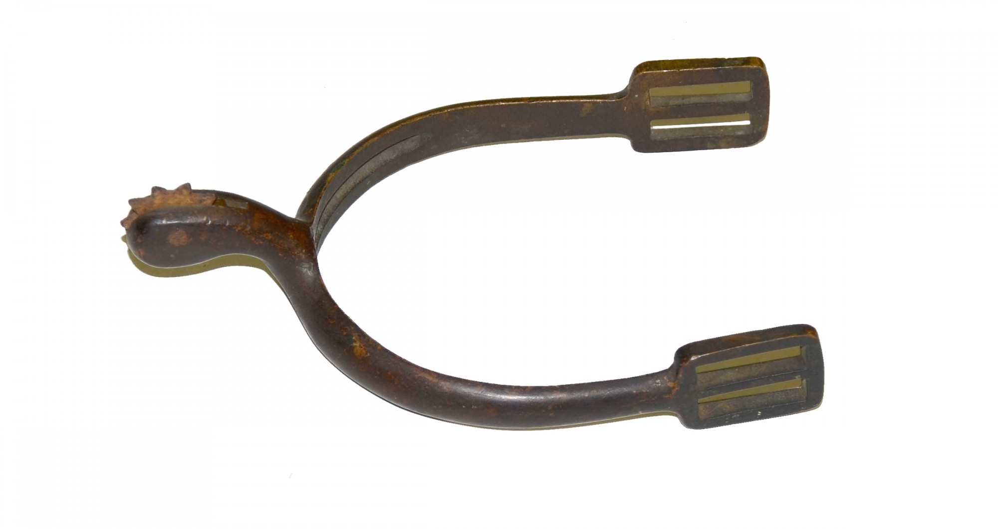 NON-DUG, SINGLE BRASS CONFEDERATE SPUR — Horse Soldier