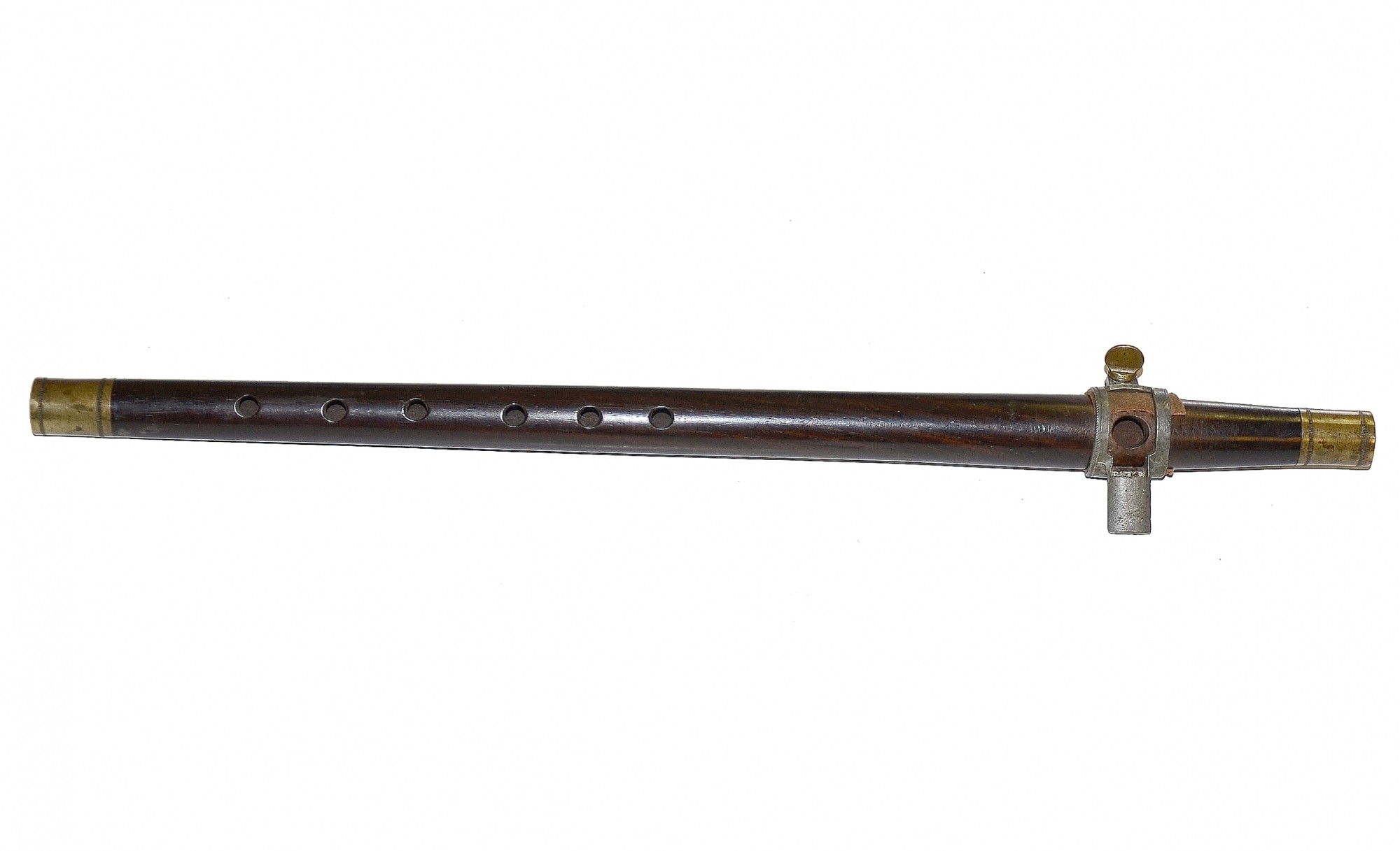 CIVIL WAR PERIOD FIFE WITH CHEATER — Horse Soldier