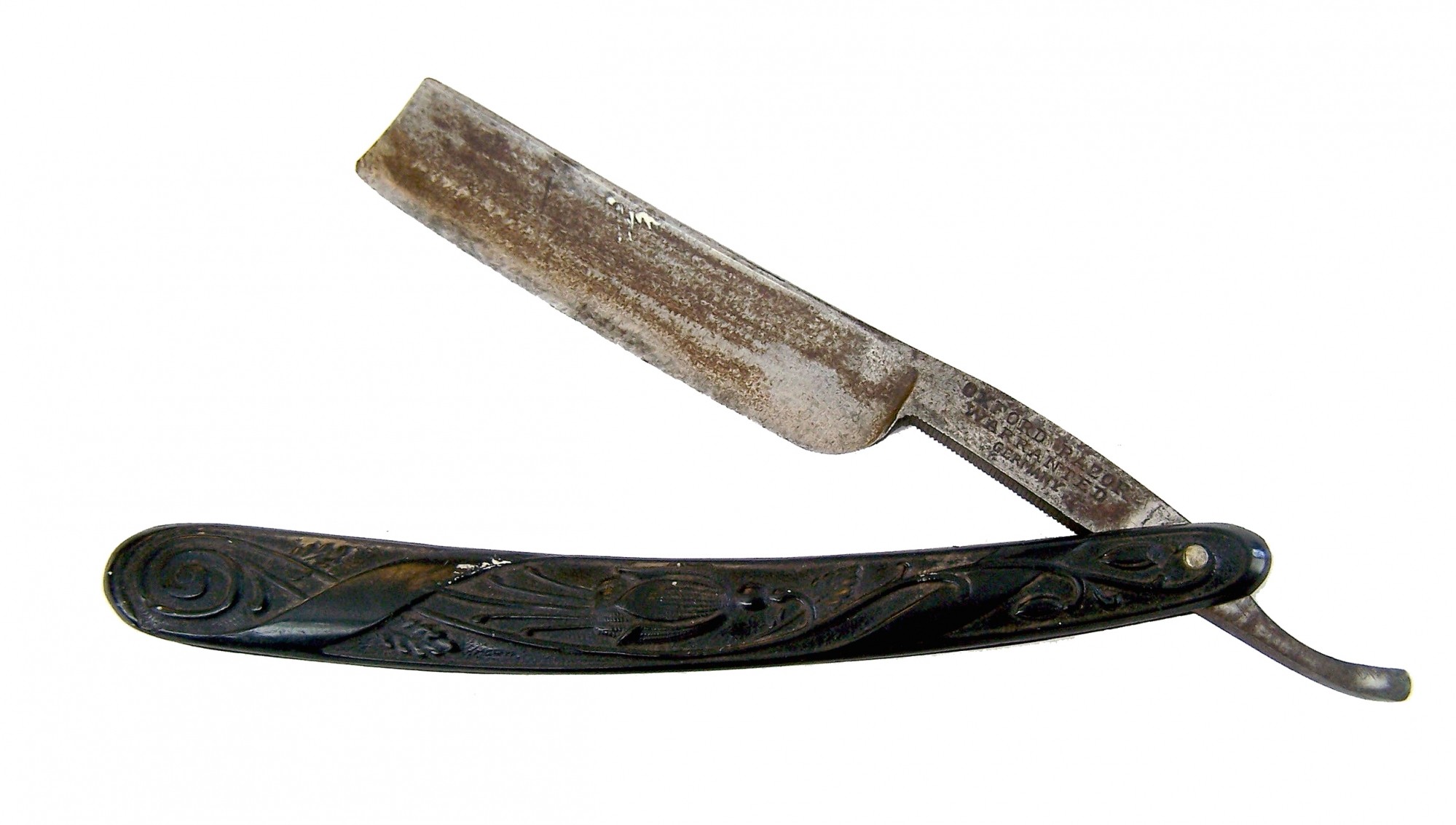 GERMAN MADE STRAIGHT RAZOR — Horse Soldier