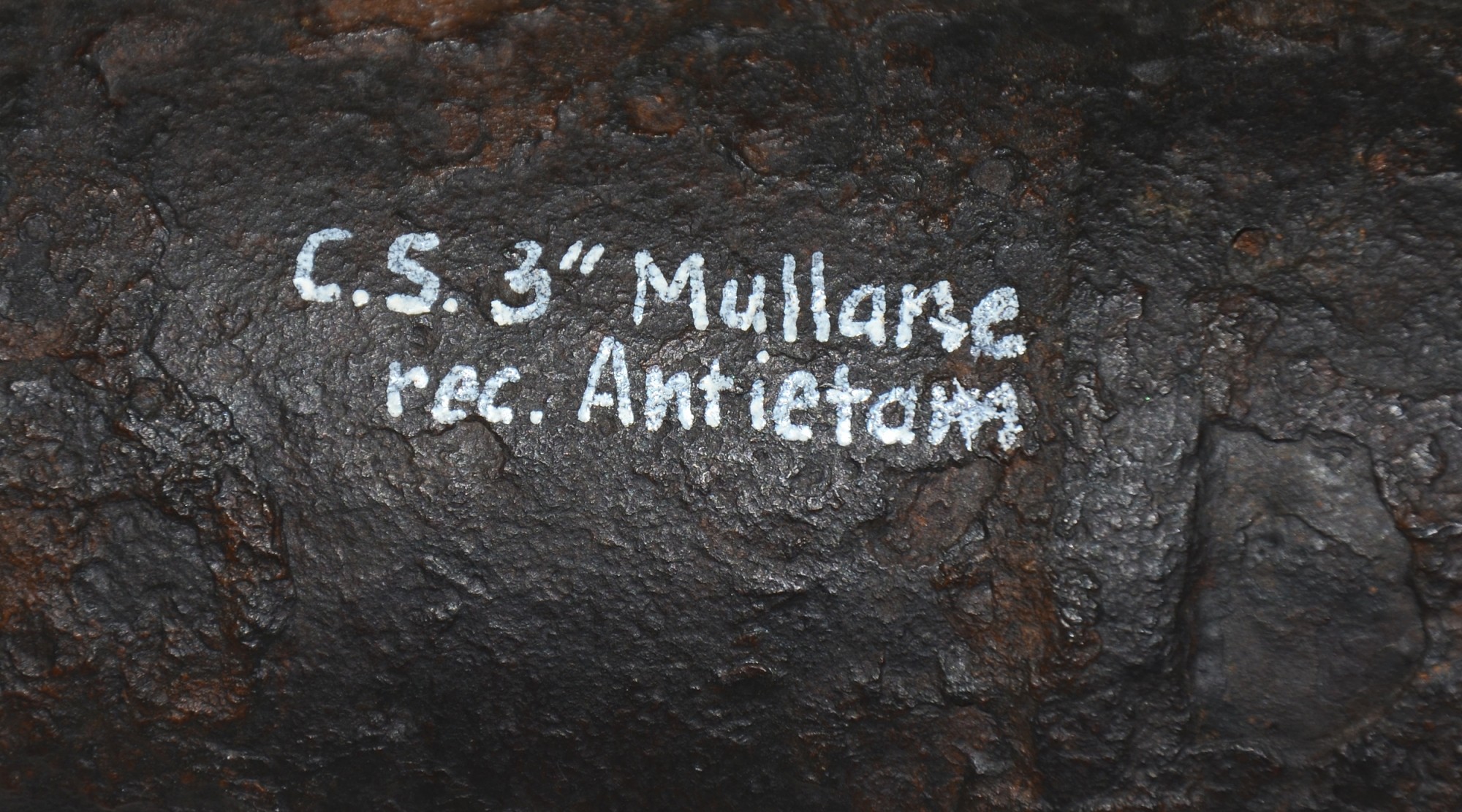 C.S. 3” BOURRELETED MULLANE TYPE-1 COMMON SHELL RECOVERED FROM THE ...