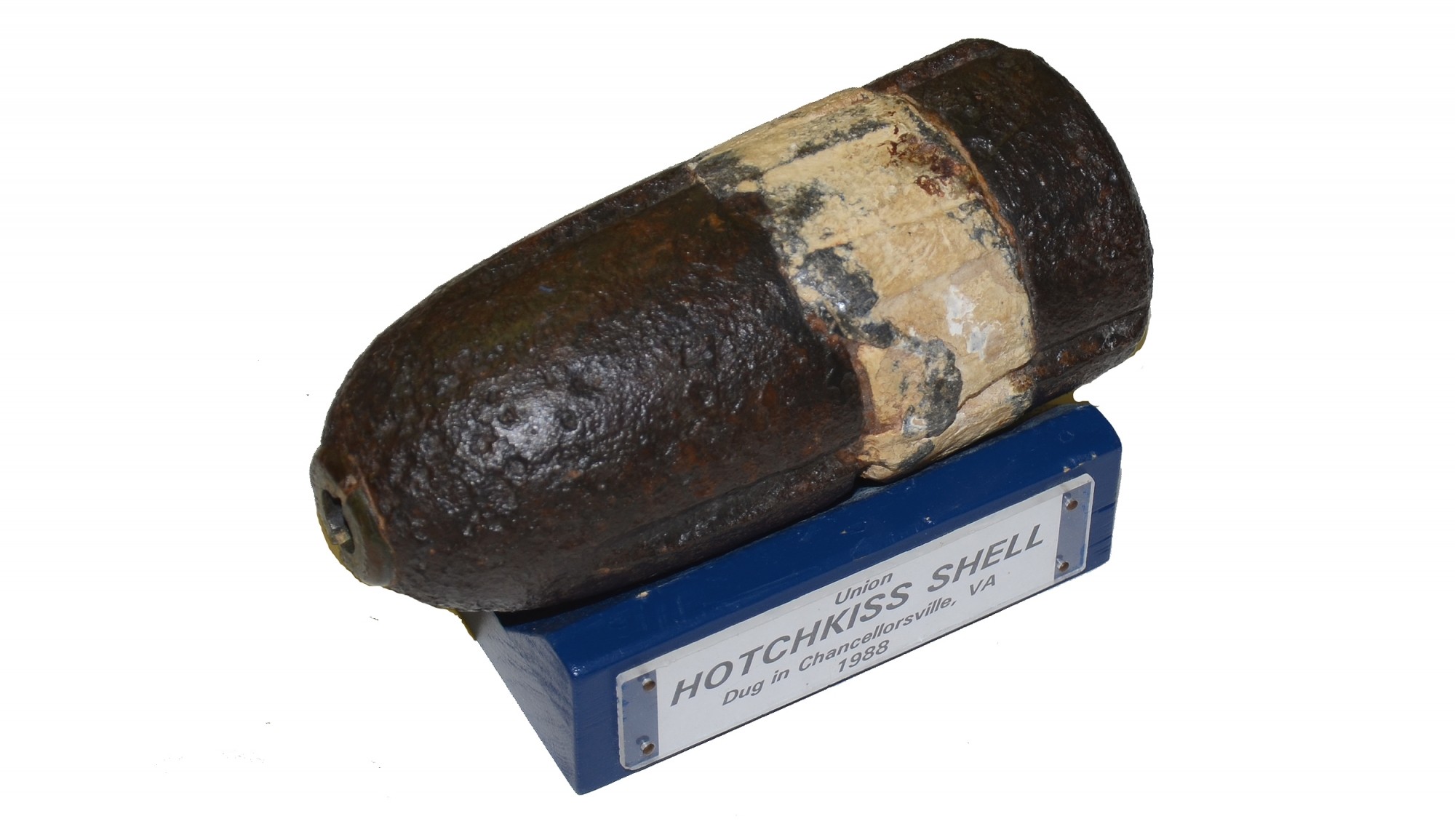 U.S. 3” TYPE-2 HOTCHKISS SHELL FROM CHANCELLORSVILLE, VA — Horse Soldier