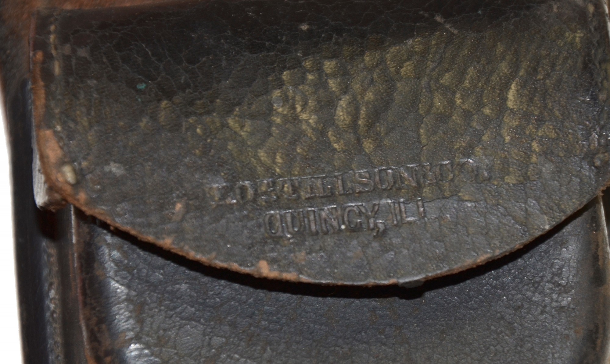 UNION CIVIL WAR CAP BOX WITH RARE MAKER'S MARK — Horse Soldier