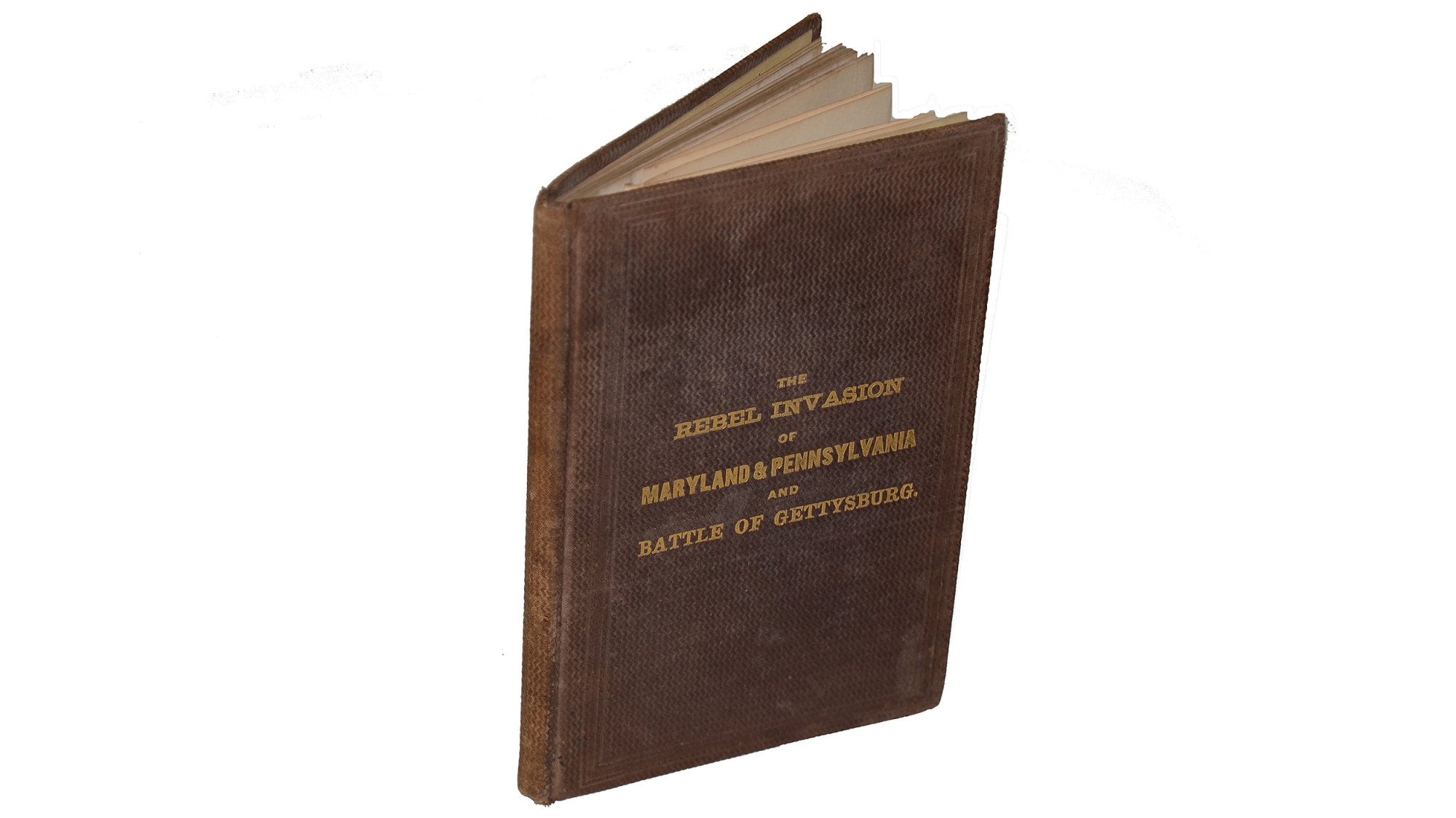 1864 DATED HARDCOVER BOOK ON THE BATTLE OF GETTYSBURG — Horse Soldier