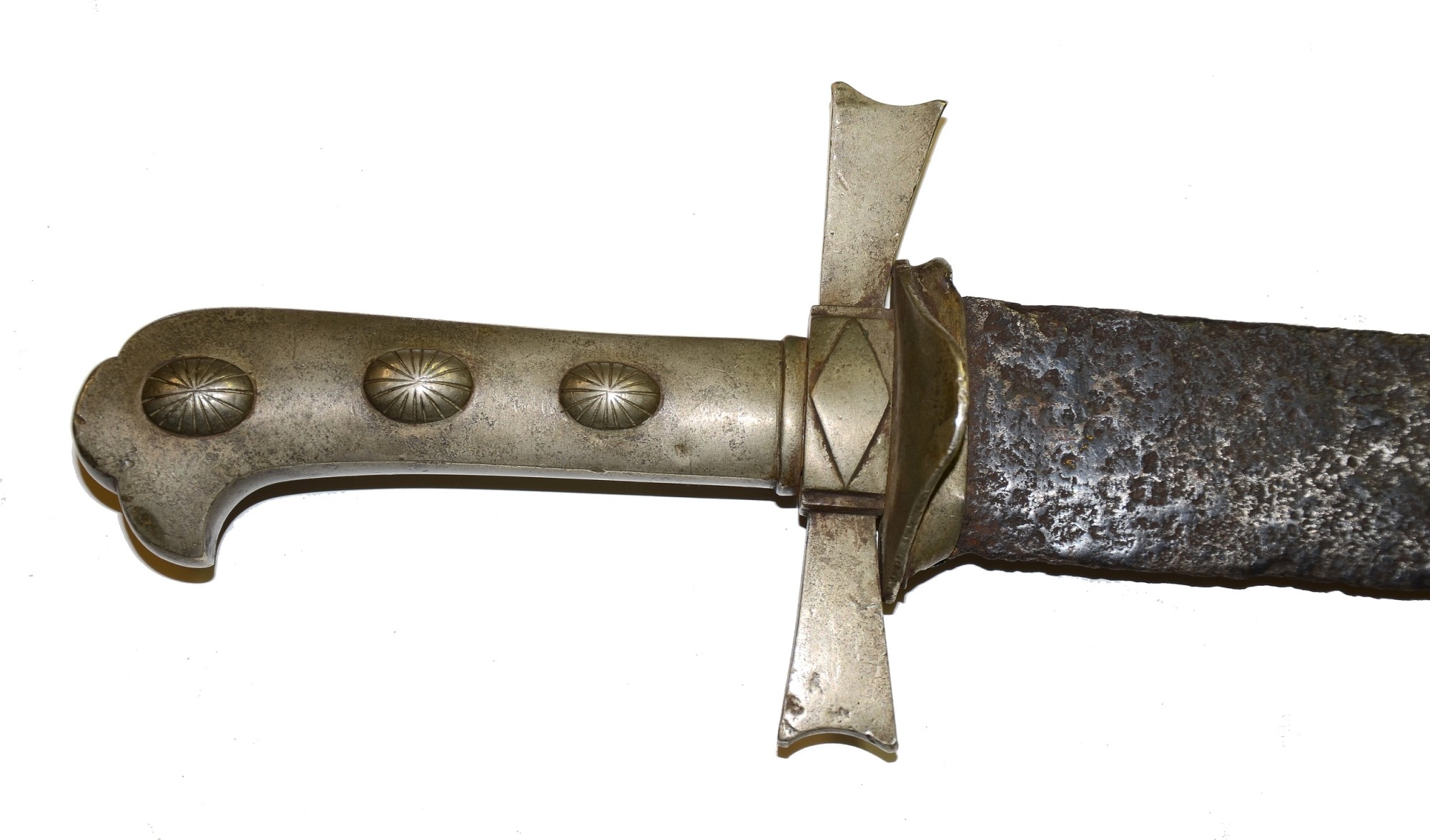 MEXICAN SHORT ARTILLERY SWORD RECOVERED FROM THE BATTLE OF RESACA ...