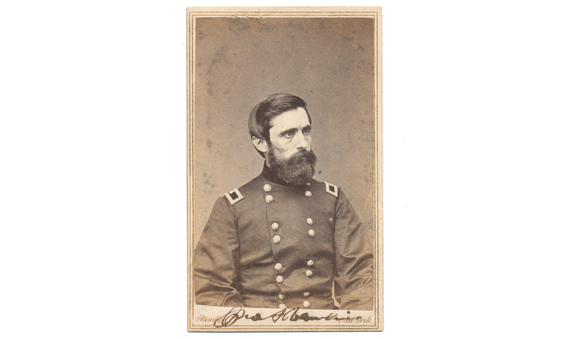 AUTOGRAPHED PHOTO OF GENERAL JOHN A. RAWLINS — Horse Soldier