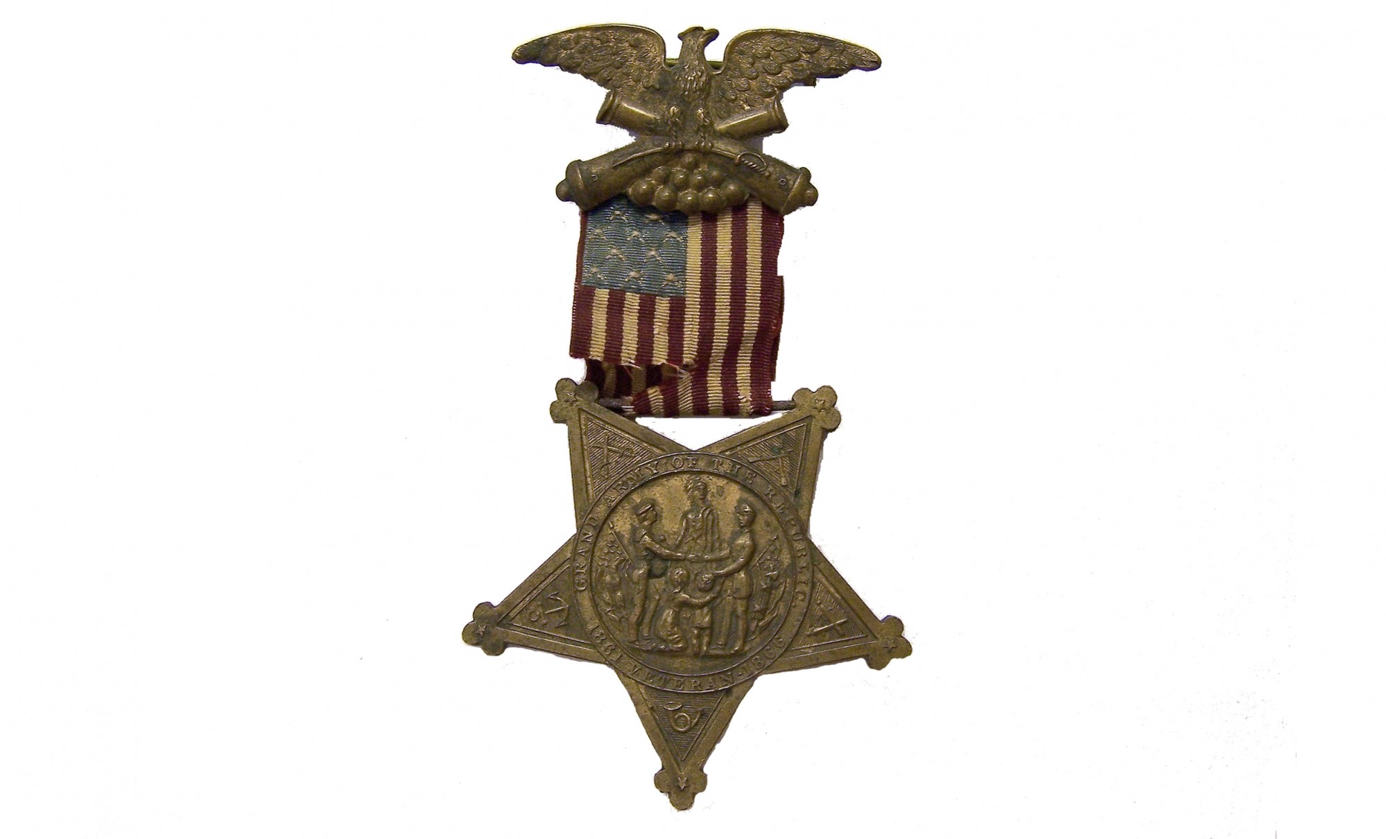 GAR MEMBERSHIP BADGE — Horse Soldier