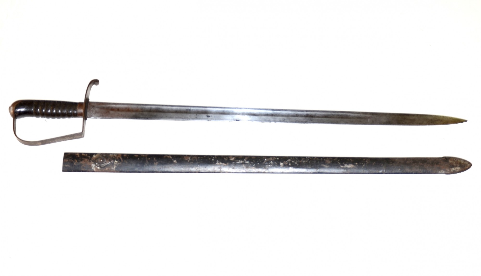 STARR 1818 CONTRACT NCO SWORD WITH METAL SCABBARD — Horse Soldier