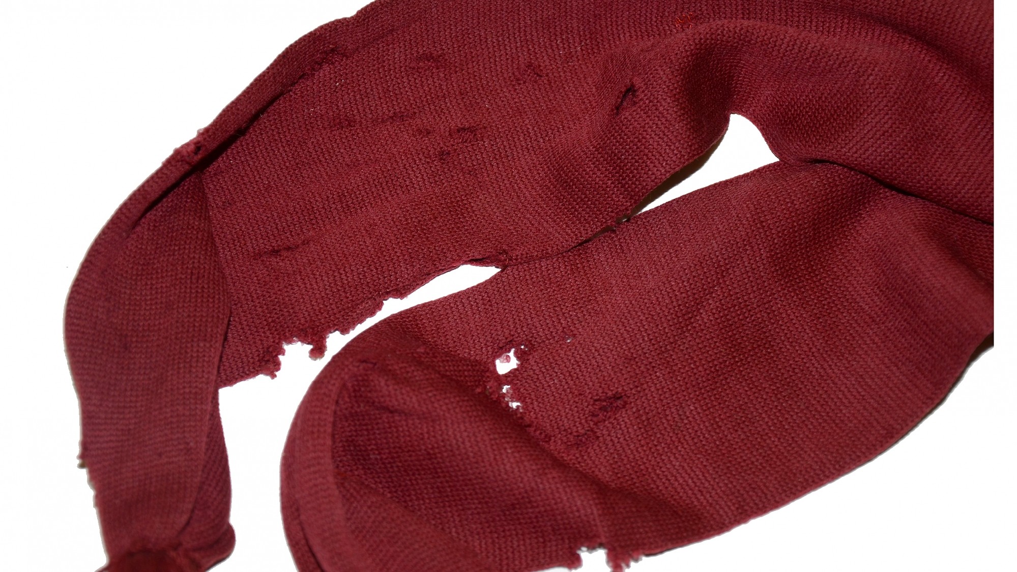 ORIGINAL CIVIL WAR OFFICER’S CRIMSON SWORD SASH — Horse Soldier