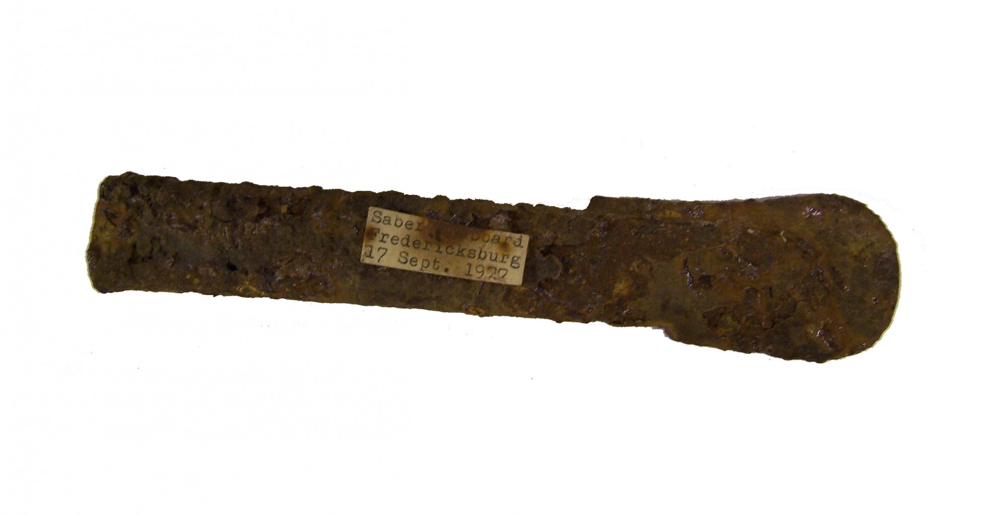 US MODEL 1860 CAVALRY SCABBARD DRAG RECOVERED FROM FREDERICKSBURG, VA ...