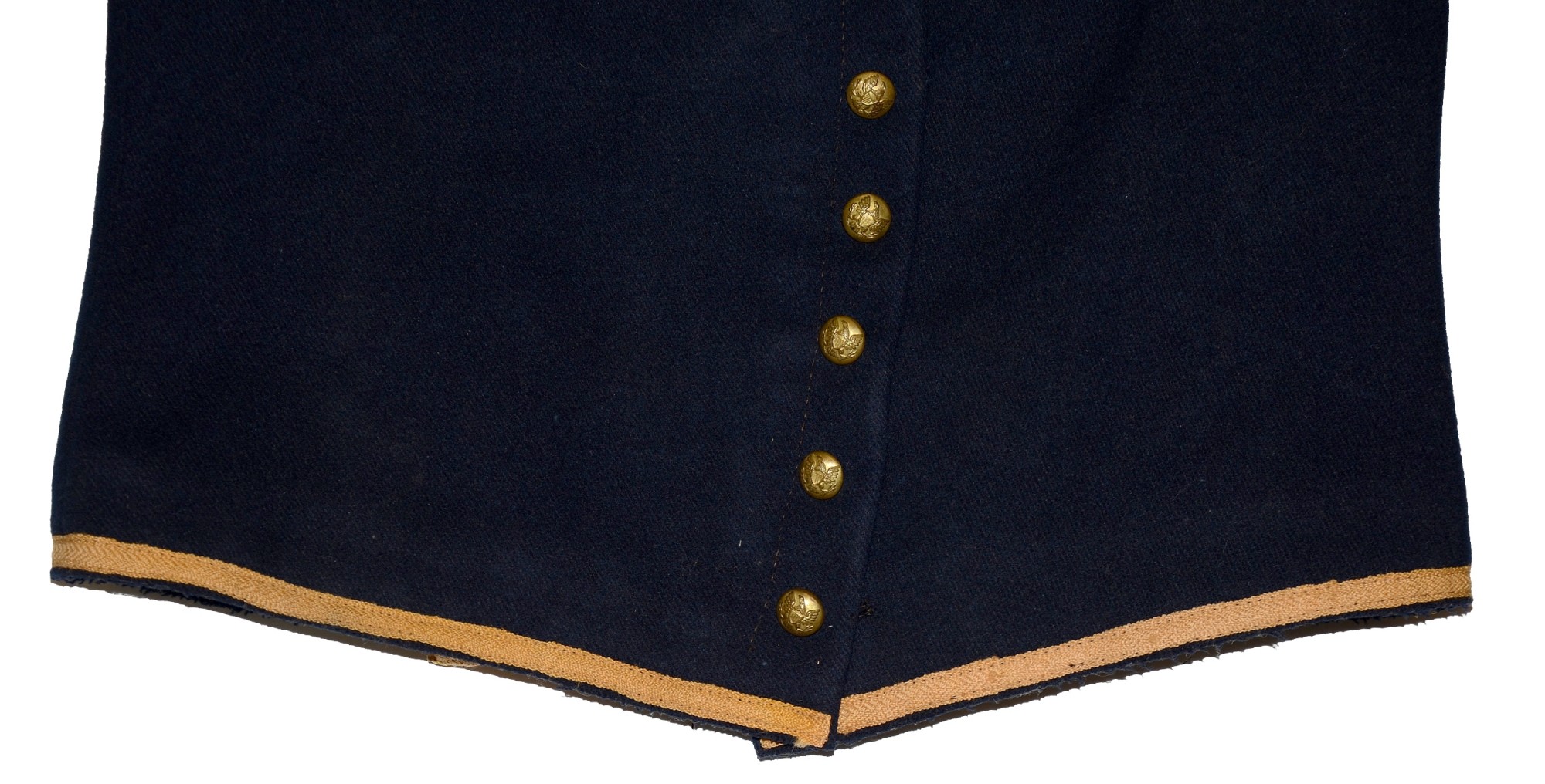 Original Civil War Federal Cavalrymans 12 Button Uniform Jacket In