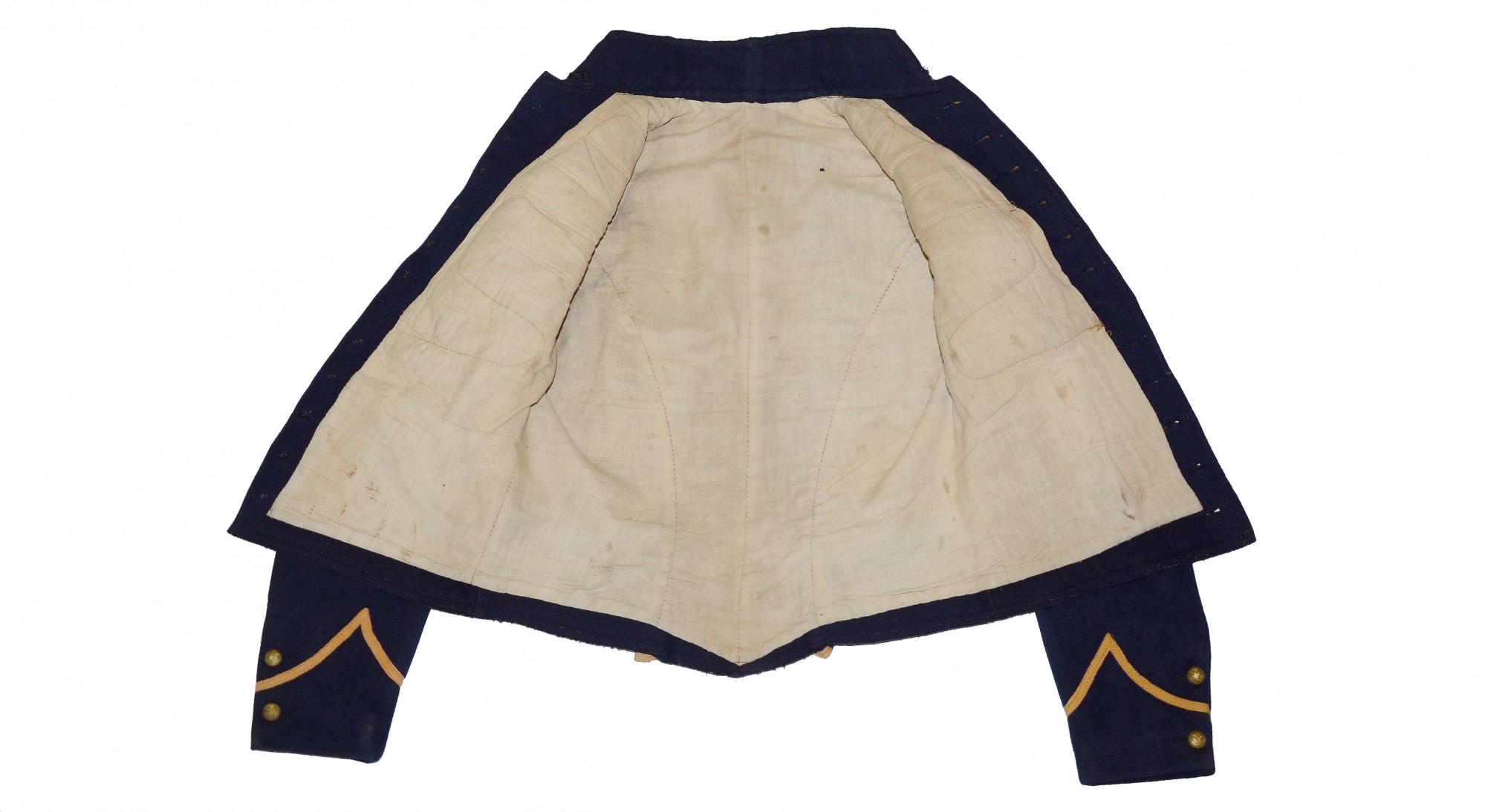 Original Civil War Federal Cavalrymans 12 Button Uniform Jacket In