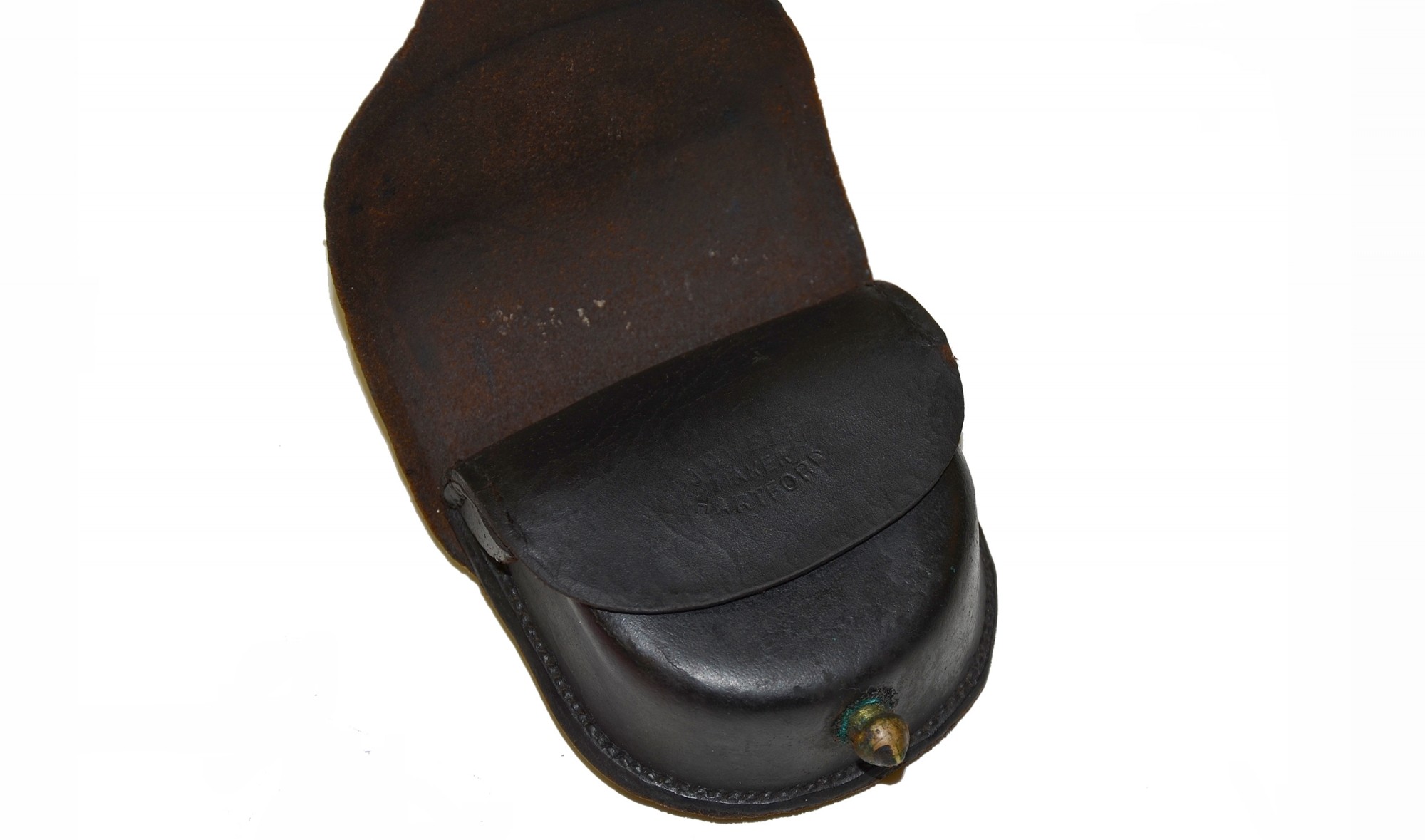 “US” MARKED CIVIL WAR CAP BOX — Horse Soldier