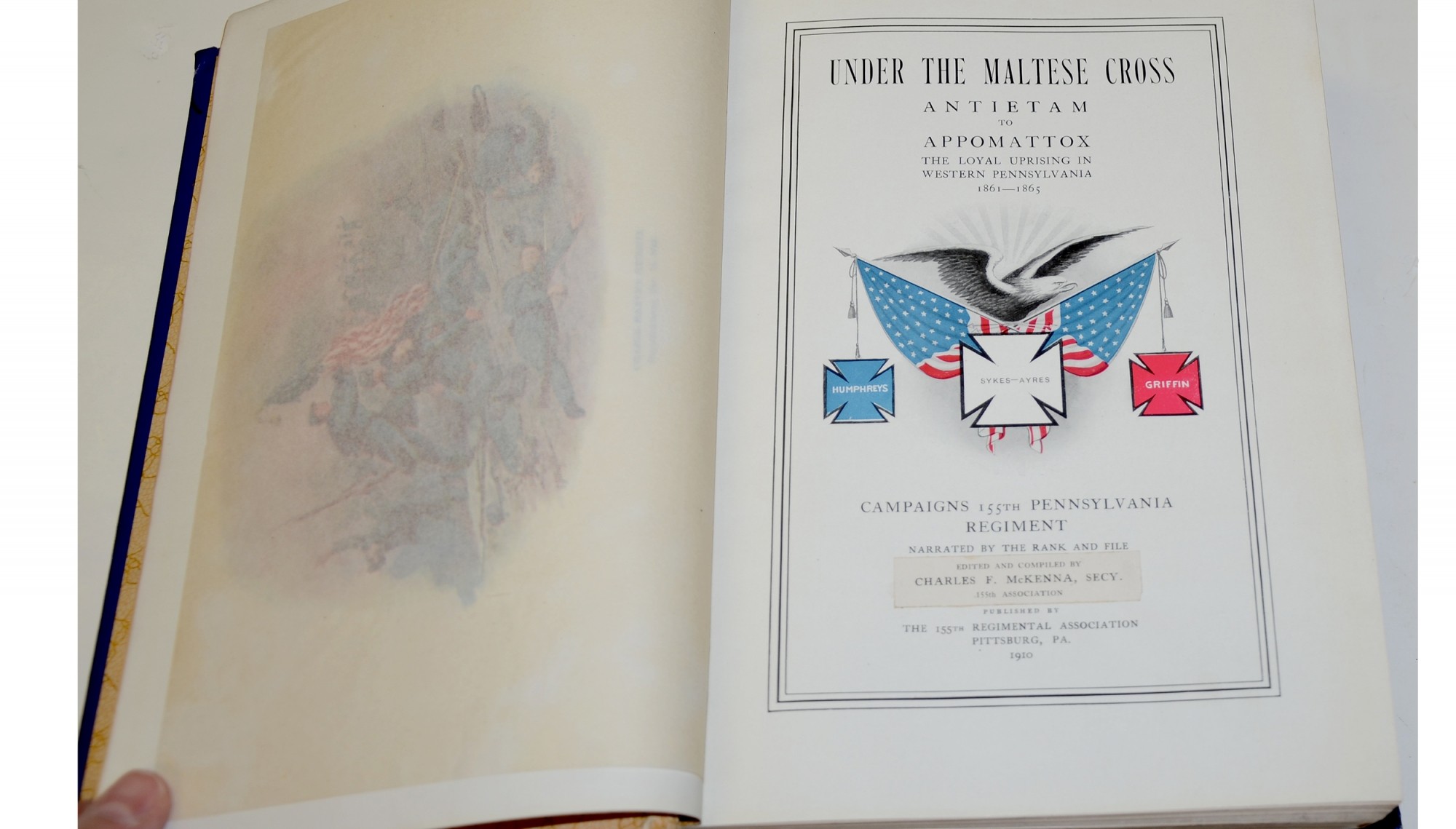 COPY OF THE 155TH PENNSYLVANIA REGIMENTAL HISTORY — Horse Soldier