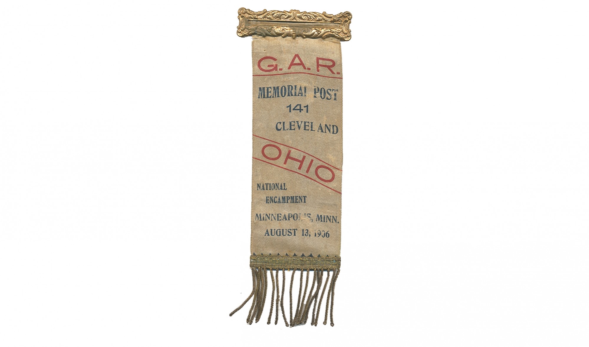 OHIO GAR BADGE — Horse Soldier